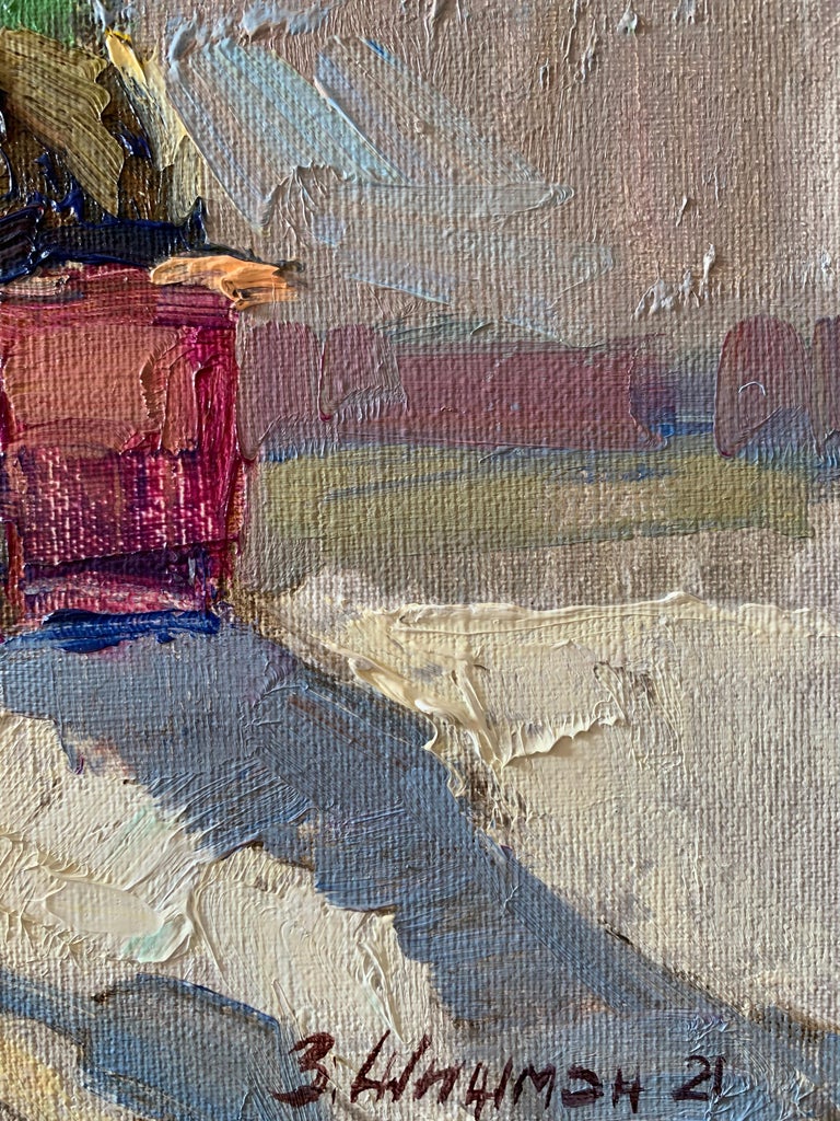 Zlata Shyshman - Breath of Spring - Landscape Painting Colors Blue ...