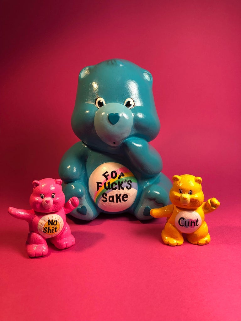 Zoe Moss - Swear Bears Sculpture For Sale at 1stDibs