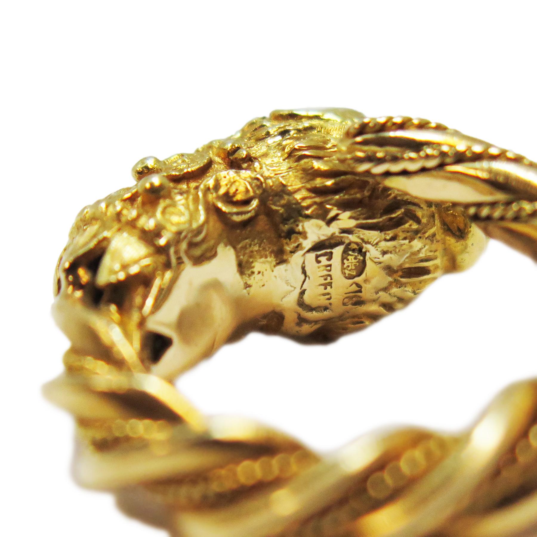 Zolotas Yellow Gold and Gem Set Chimera Ring at 1stDibs