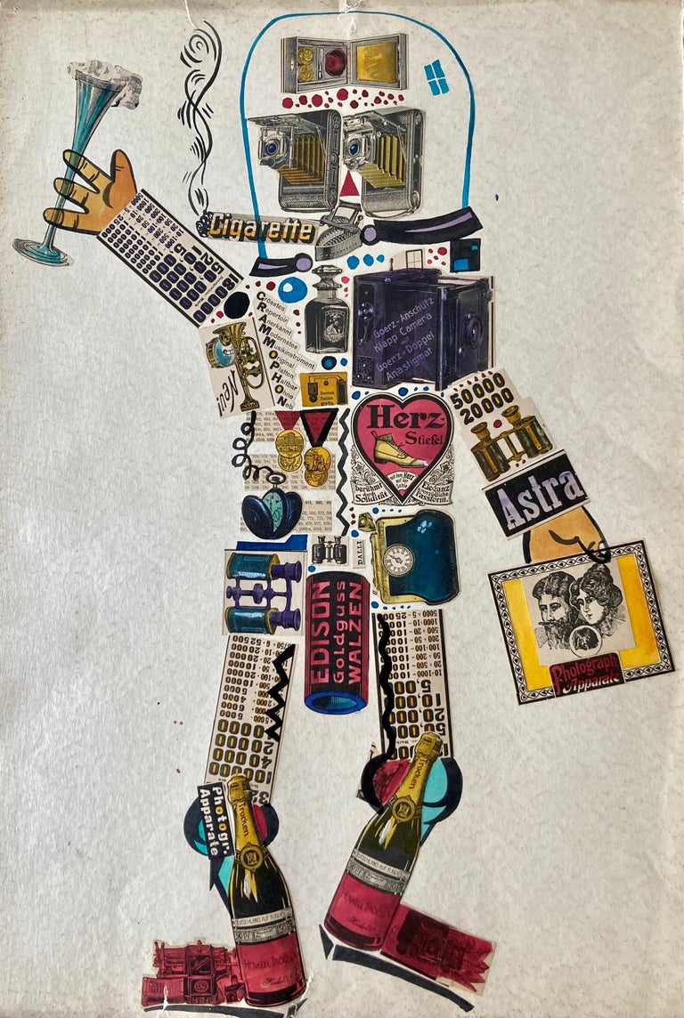 Zoltán Salamon - R.U.R. / Print / Limited / Collage For Sale at 1stDibs