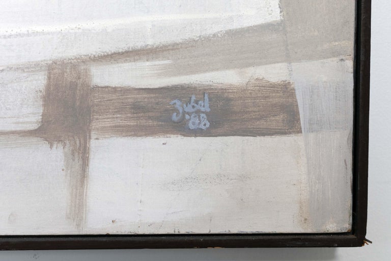 Zubel Kachadoorian Industrial Yards 1988 Signed Acrylic Painting on ...