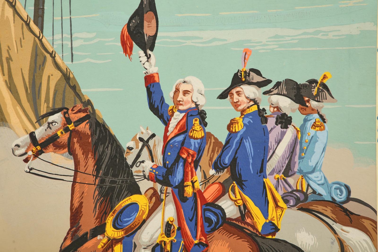 Zuber and Cie Wallpaper Panels American Independence Screen For Sale at ...