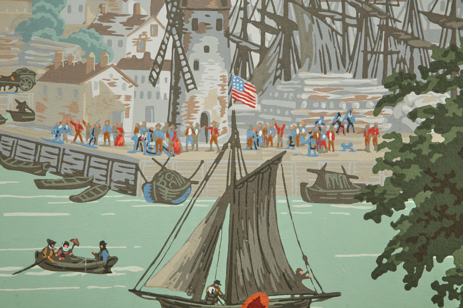 Zuber and Cie Wallpaper Panels American Independence Screen For Sale at ...