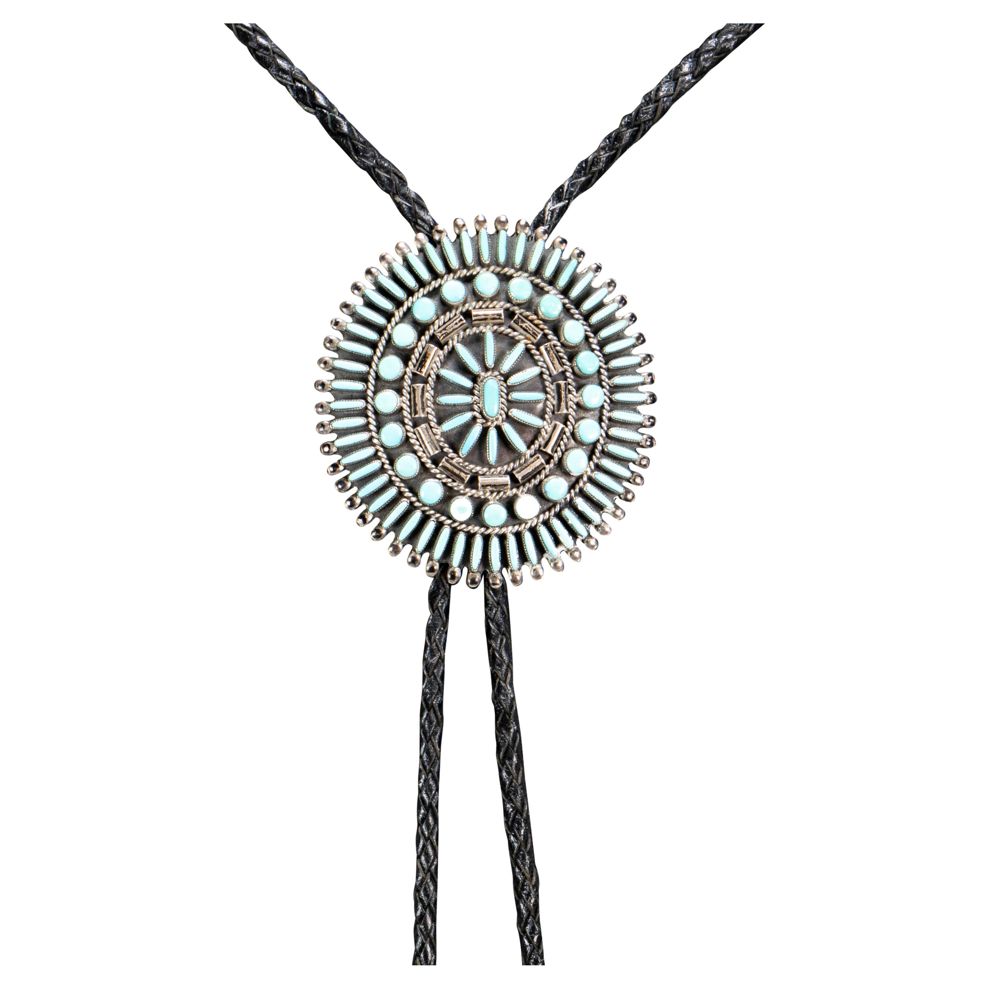 Navajo Sleeping Beauty Turquoise Bolo For Sale at 1stDibs | bolo beauty ...