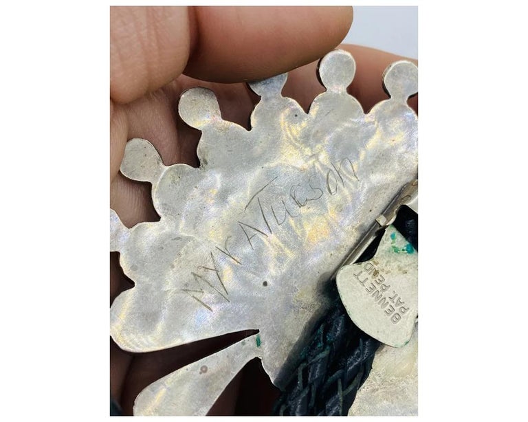 Zuni Sun Face Bolo Tie Native American MYRA TUCSON For Sale at 1stDibs