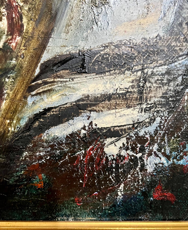 Zvi Raphaeli - Large Judaica Jerusalem Oil Painting Israeli Jewish ...