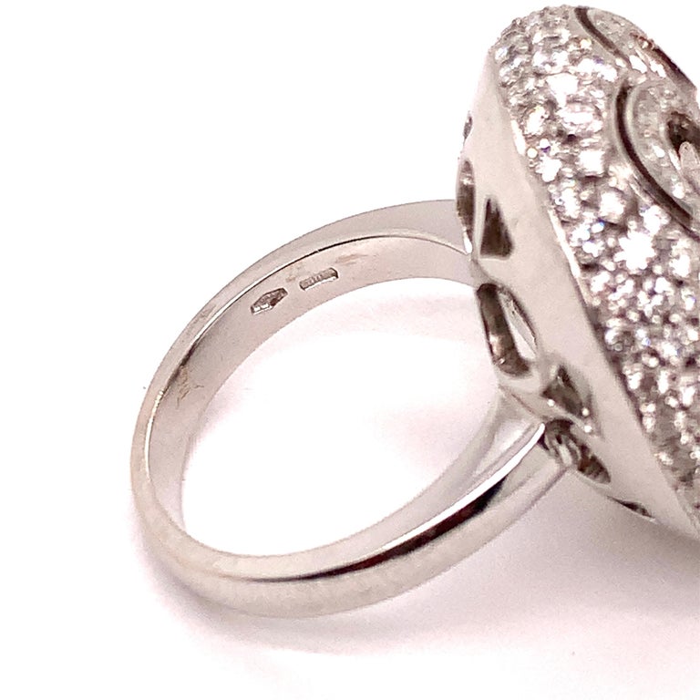 Zydo Orange Sapphire and Diamond Ring For Sale at 1stDibs