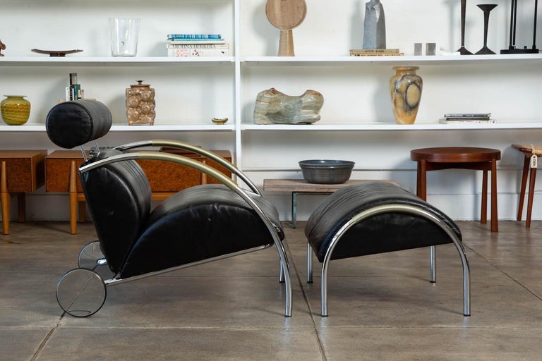 Zyklus Chair and Ottoman by Peter Maly at 1stDibs
